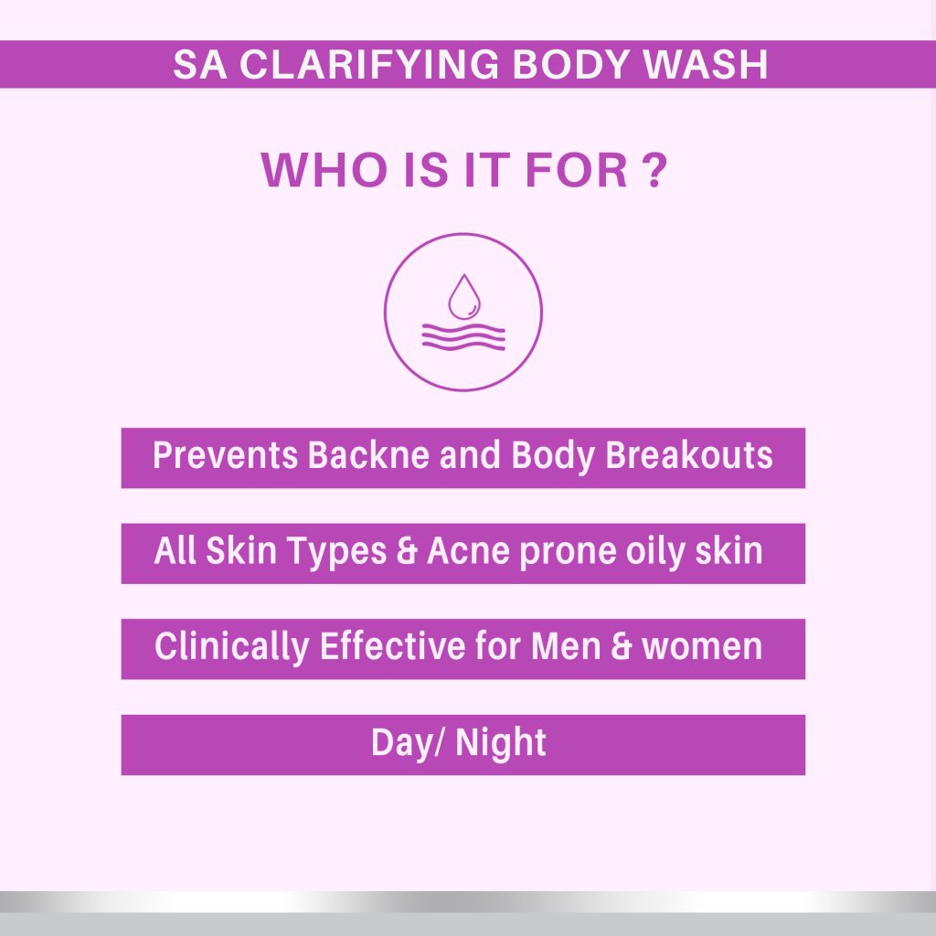 Dermora SA clarifying body wash with salicylic acid & Ceramides 300 ml