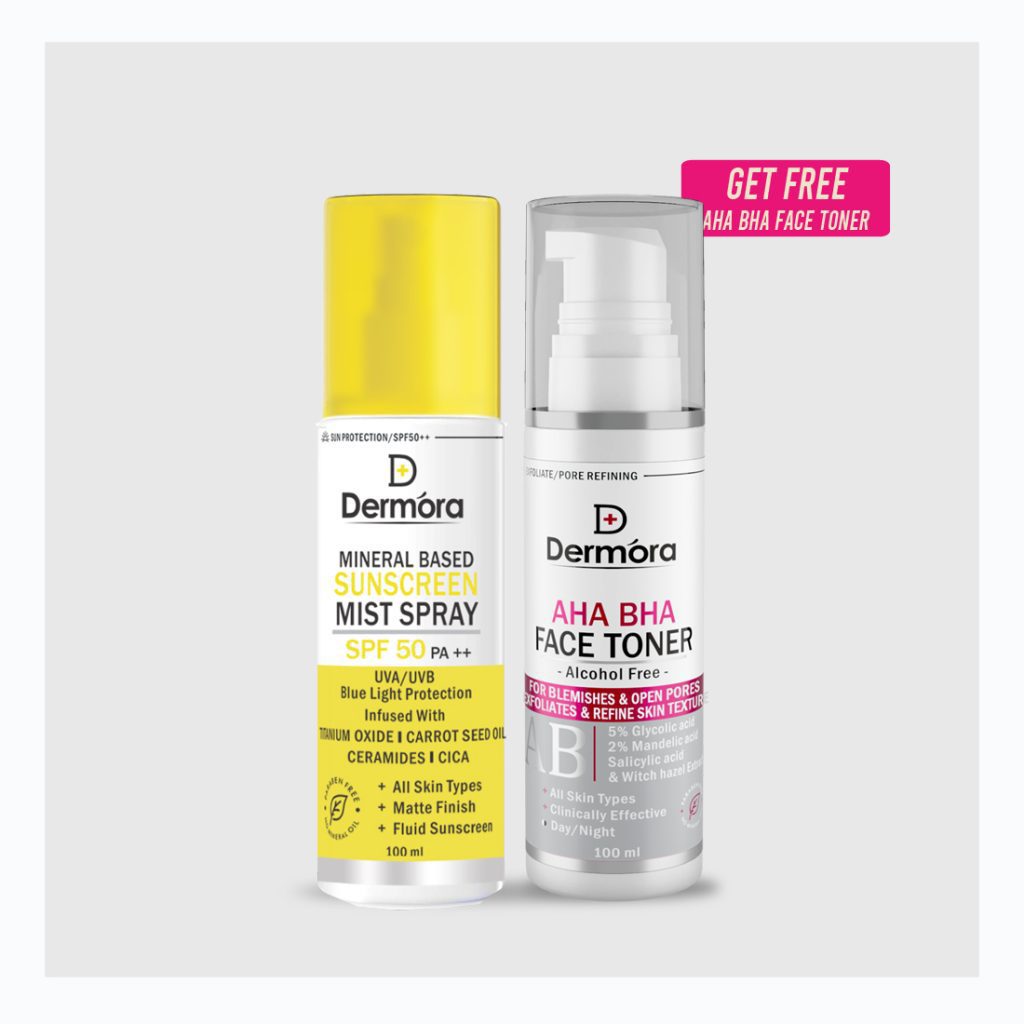 Dermora Mineral based Fluid sunscreen mist with SPF 50 ++ 100 ml
